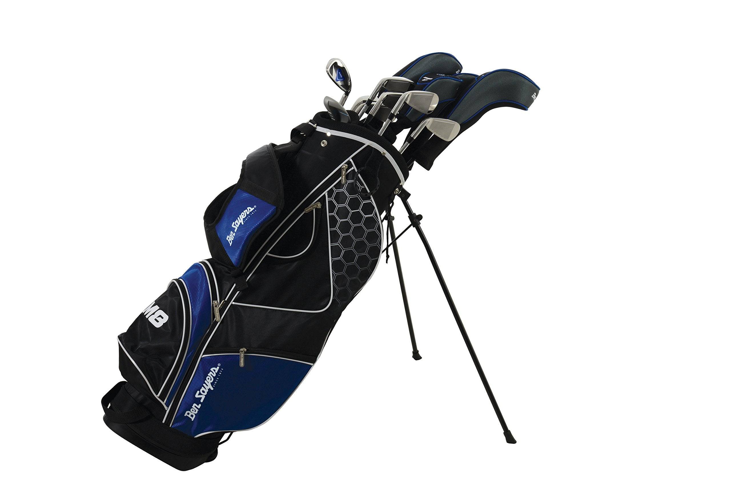 Ben Sayers M8 - Men’s Right-Hand Golf Set with Stand Bag – Blue | Golf Gift